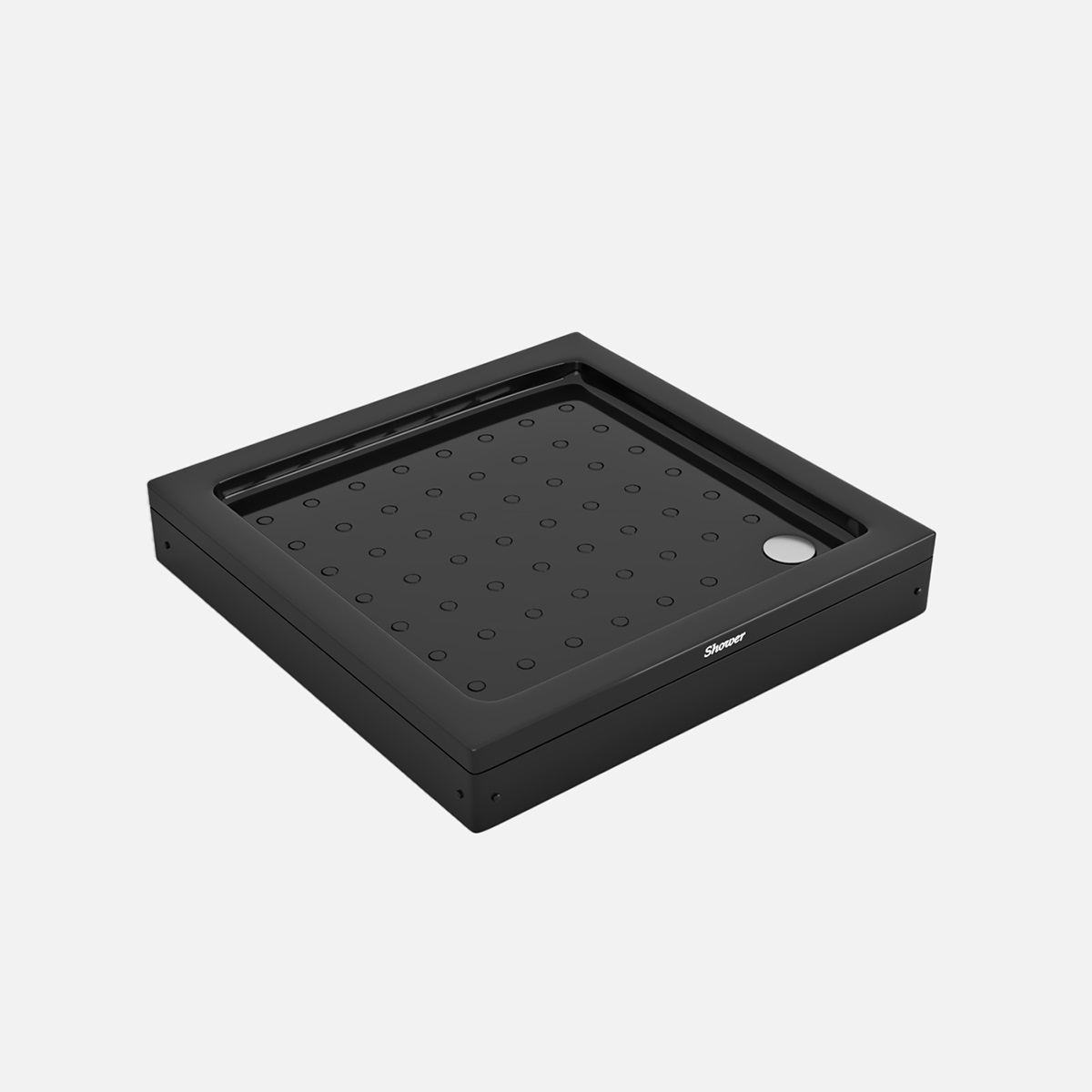Er-Duş Carisma/Beta Kare Tekne 90X90 Siyah - Bauhaus
